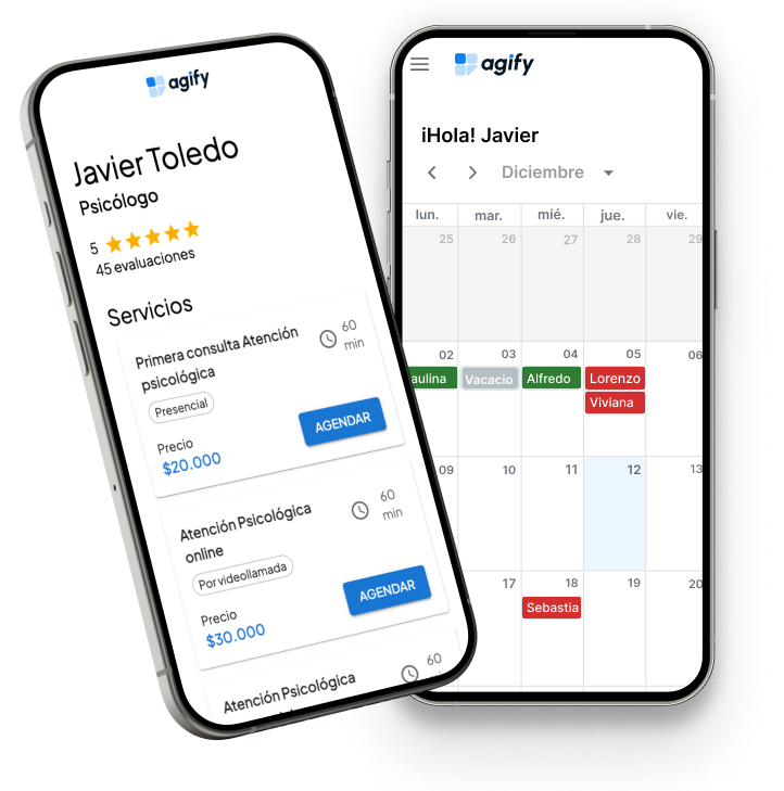 agify - Agenda tu Hora